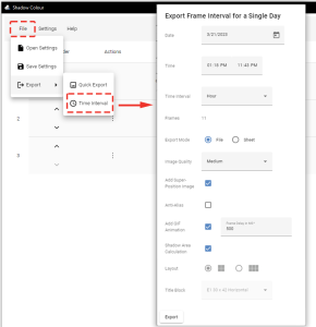 Export Images and GIFs - Agile Form - Software for architects