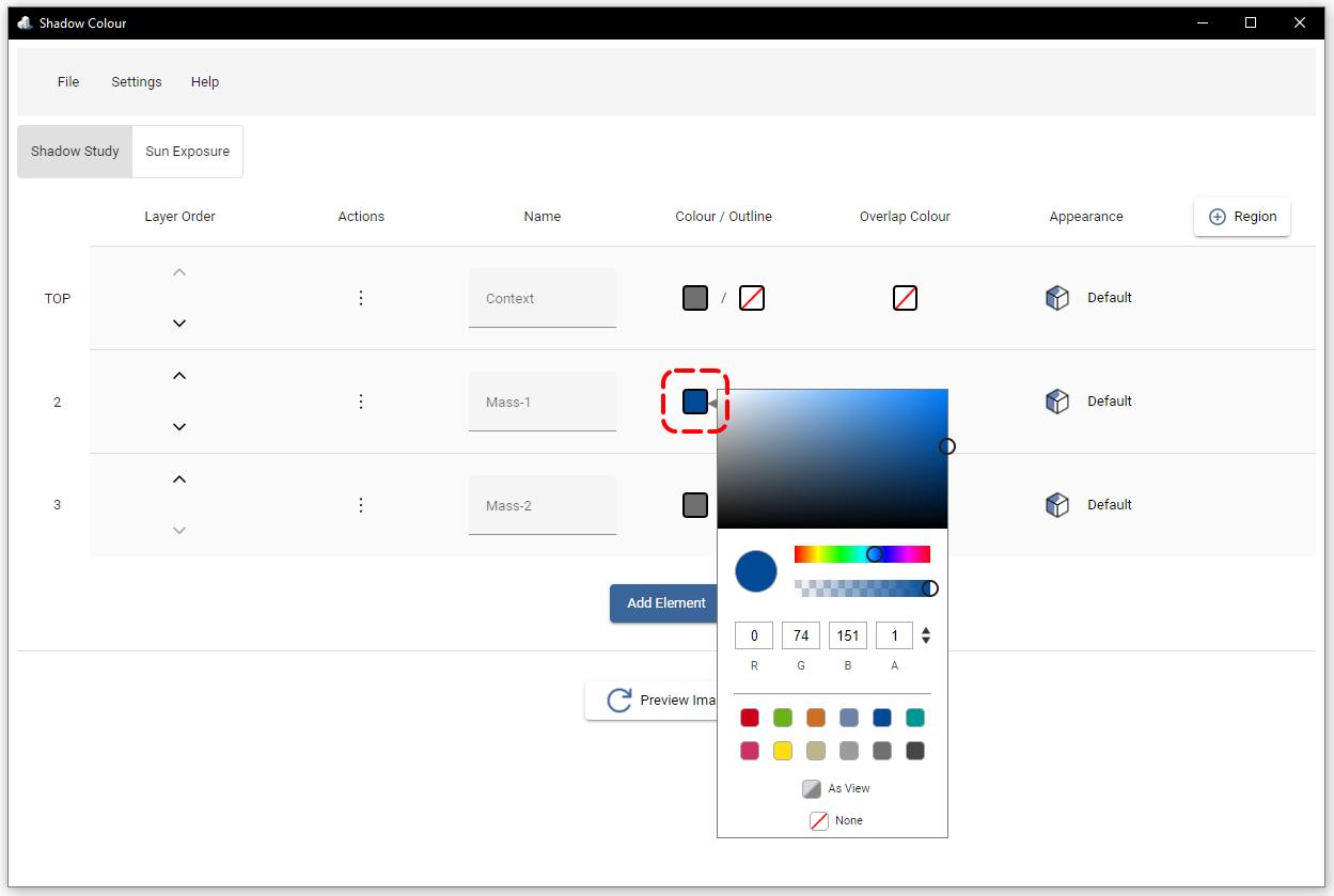 Conduct a Shadow Study - Agile Form - Software for architects